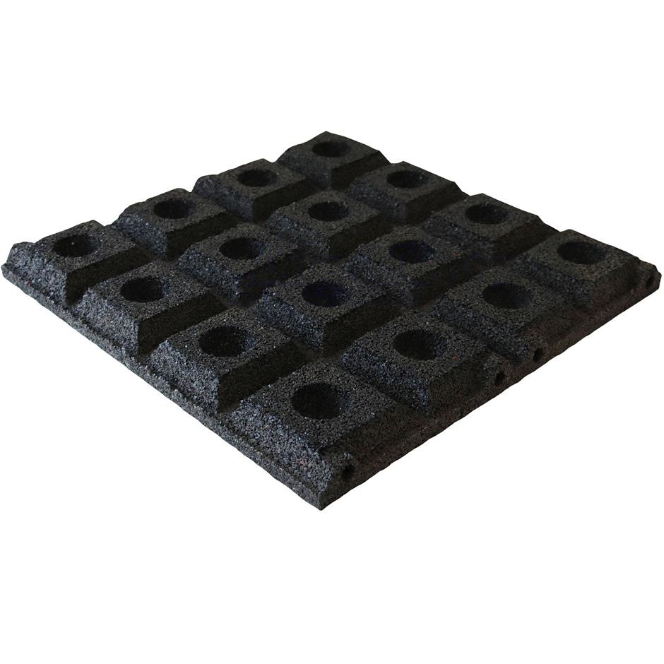 ErgoPlay 500x500x45 mm gummifliser/faldunderlag for faldhøjder op til 1 ...